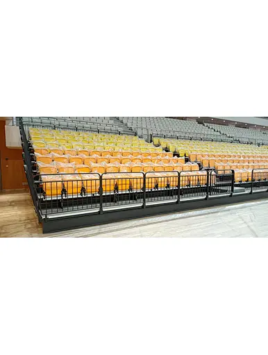 indoor bleacher seating