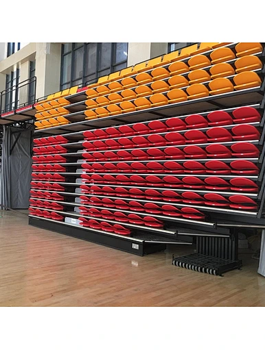 indoor bleacher seating