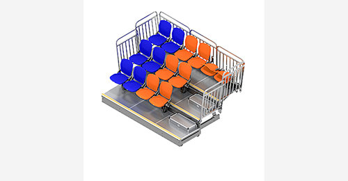 indoor bleacher seating