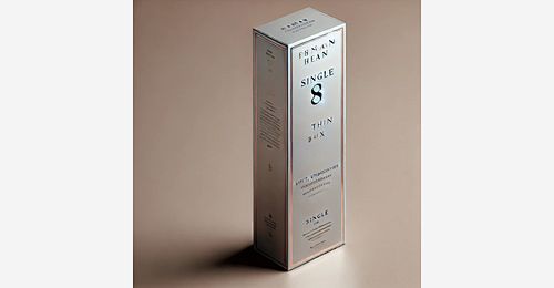 custom silver metallic paper box for cosmetic oil bottle package