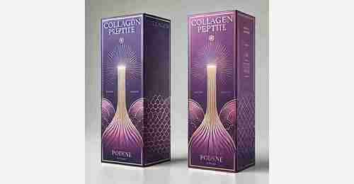 Luxury skincare box , Collagen peptide , Anti-aging packaging - IUPACKAGE