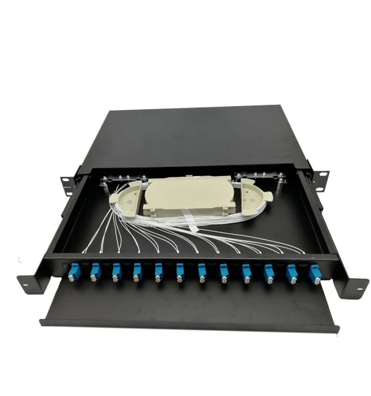 24 Port ODF Fiber Optic Patch panel Din Rail Rack Mount | FASO