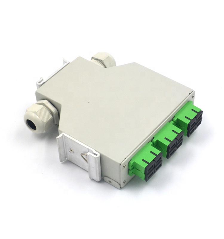 DIN Rail Mounted Fiber Optic Terminal Box | Faso