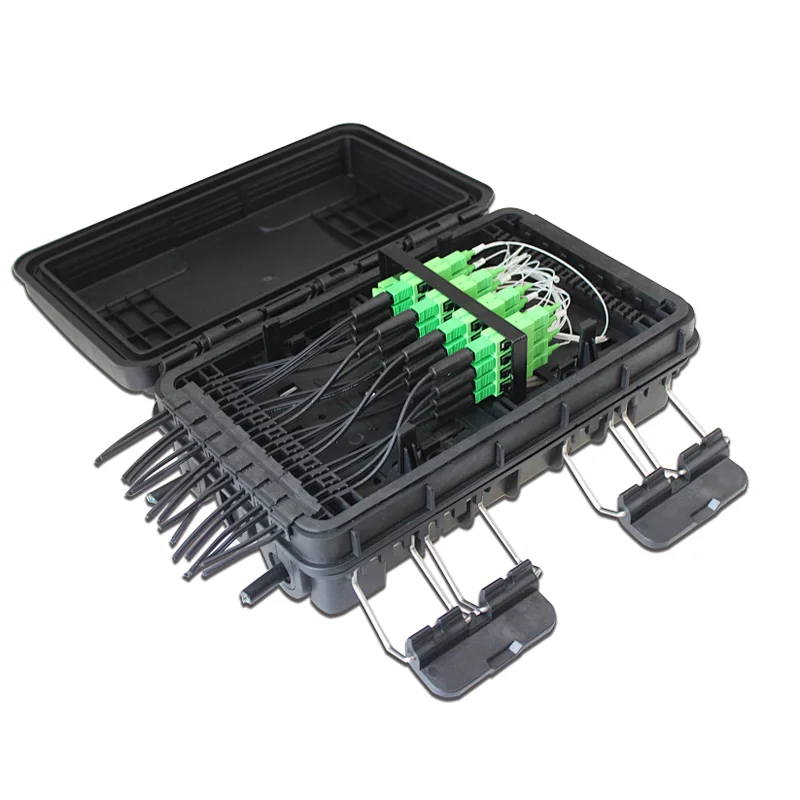 96core Optical Fiber Joint Horizontal Inline FTTH Splitter Closure
