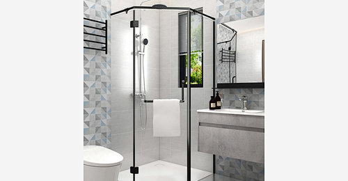 Small Modern Square Bathroom Design Idea