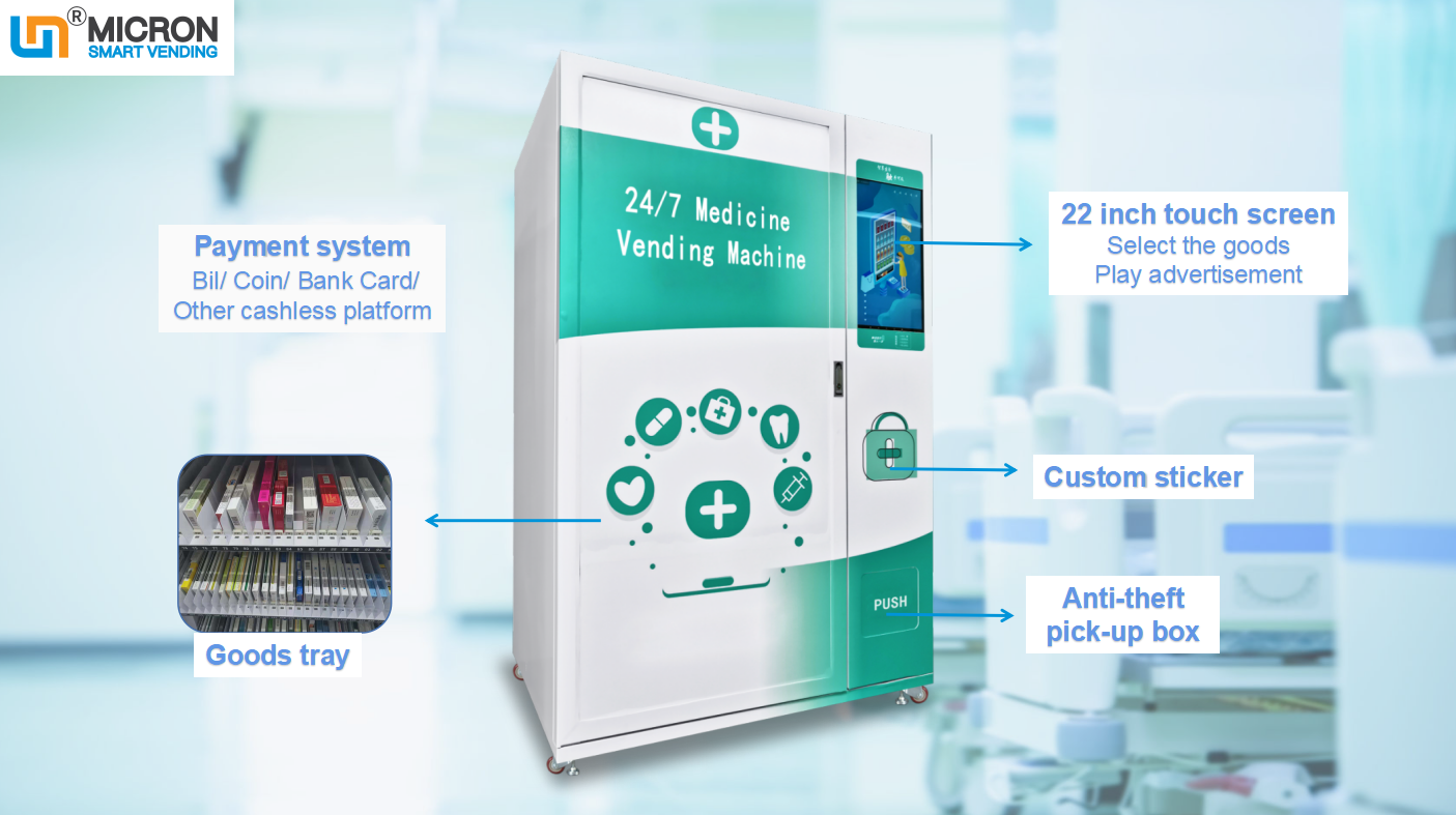 Micron smart product vending machine OTC medicine