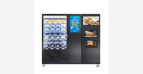 meal vending machine with microwave in the office fatory