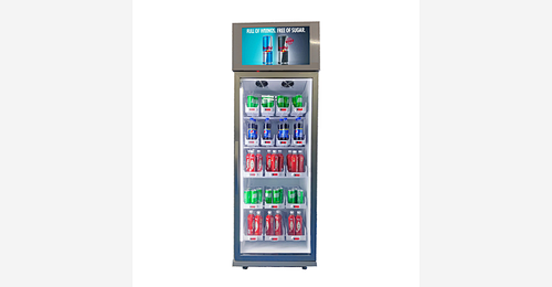 fast shopping grab n go vending machine smart fridge snack