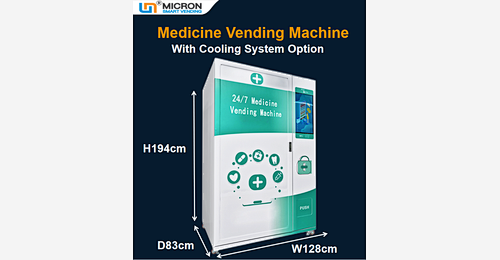 Micron smart product vending machine OTC medicine