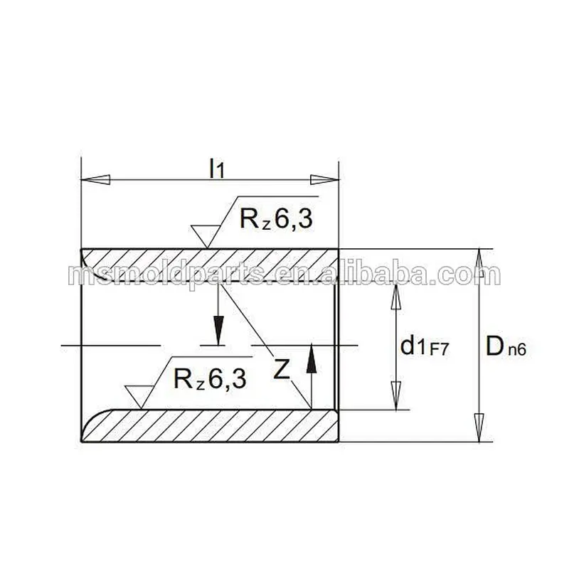 Circular Bearing Sleeve , BUSHINGS DIN 179A , ISO 4247 CASQUILLO LISO ...