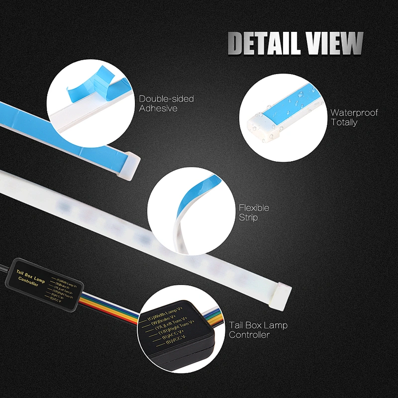 car tail lamp tail led strip rgb led strip tail lights from China ...