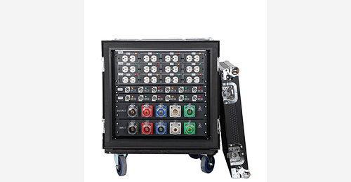 12chs 20A American Edison+12chs Powercon Output Power Distro