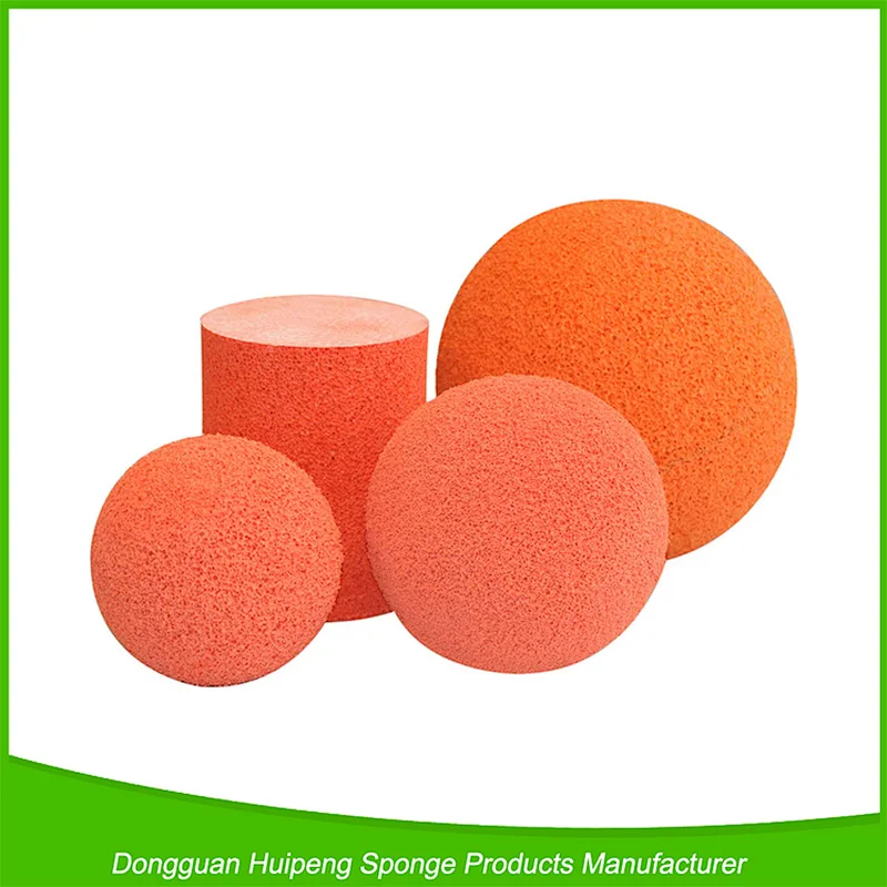 concrete pump pipe cleaning sponge balls rubber sponge ball for pipe ...
