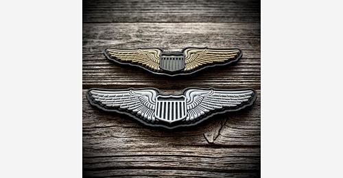 AIR FORCE aviator Badge PVC Patch