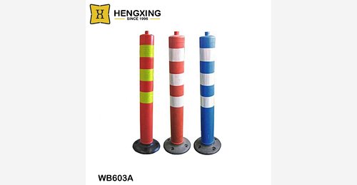 Reflective sticker flexible bollard traffic road parking safety warning ...