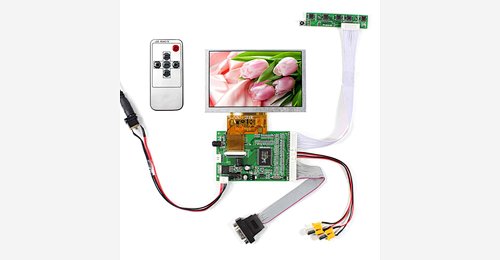 screen lcd 800x480 lcd 5inch screen lcd 800x480 5inch lcd with vga av controller board vga av ...