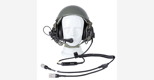 Sentinel DH-132 Tactical Helmet Headset with Advanced Communication Kit ...