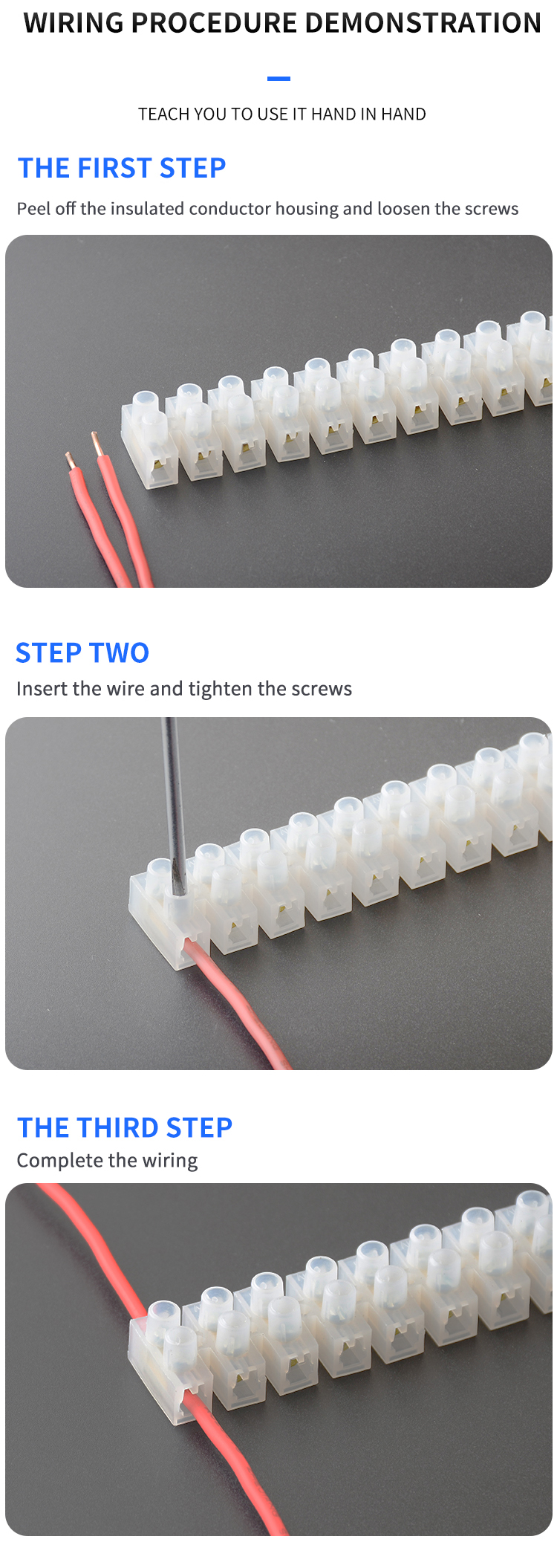 manufacturer plastic terminal block