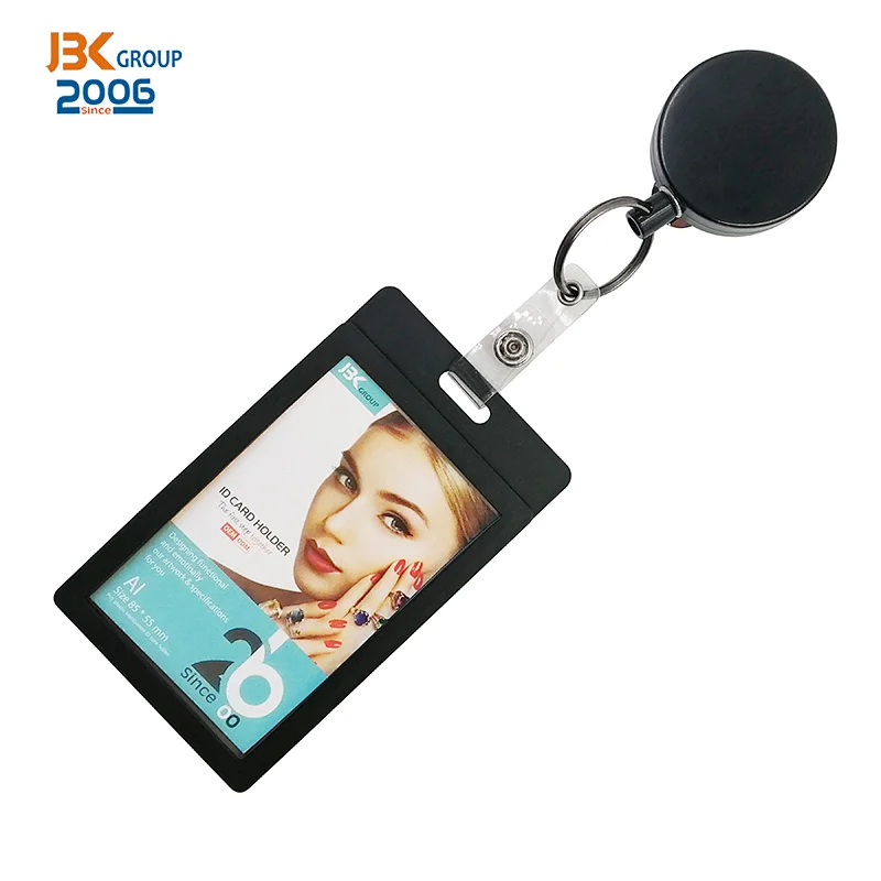 Retractable Badge Reel , Claw Clasp and Clip for Id Card Holders ...
