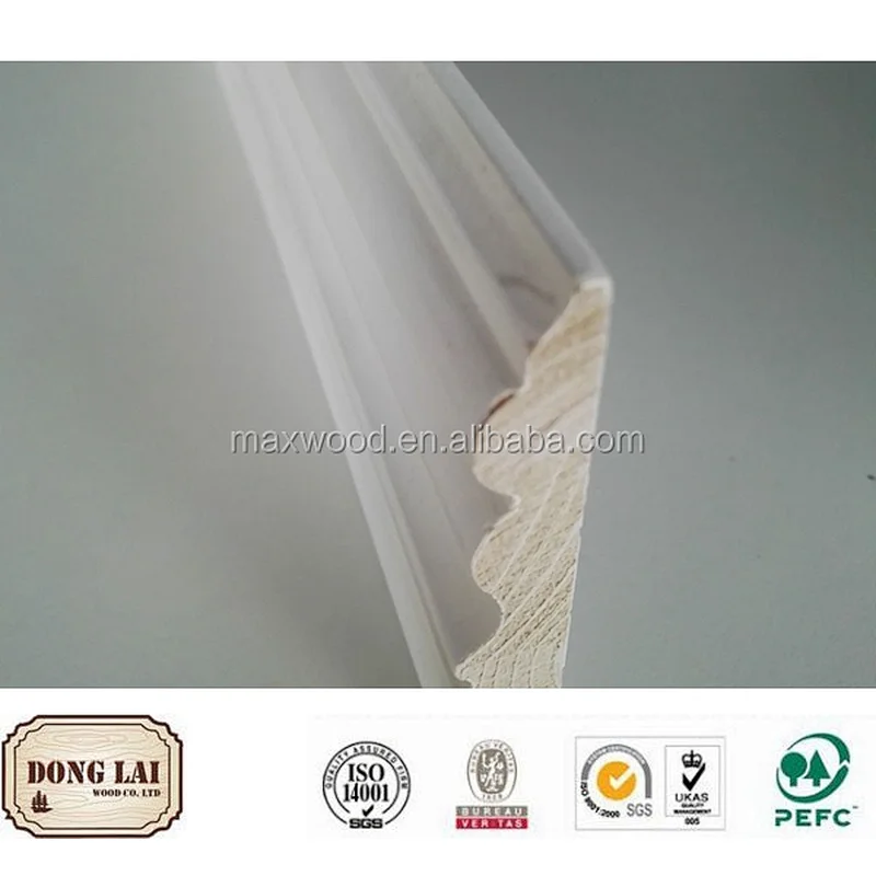 baseboard molding profiles , Gesso primed baseboard molding profiles ...