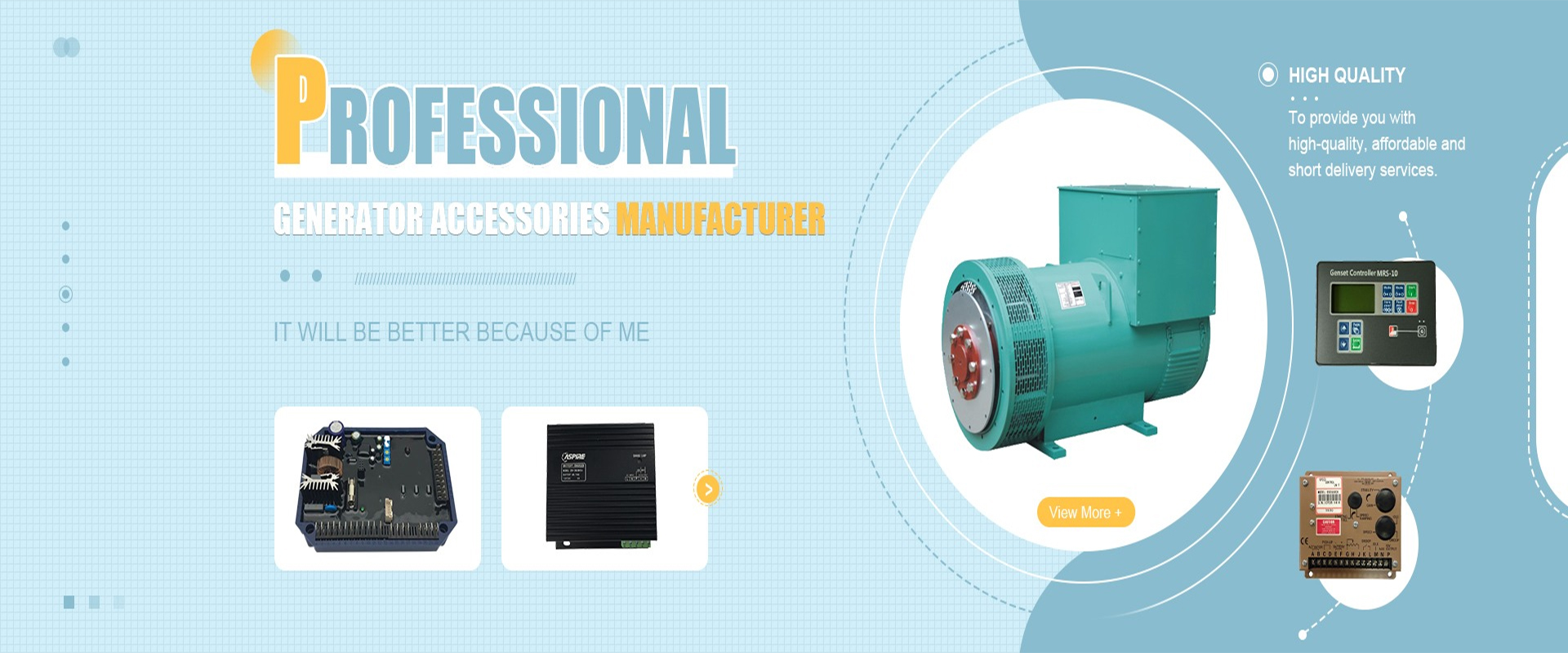 Generator Parts and Accessories | Fujian Permanent Electron Co.,Ltd