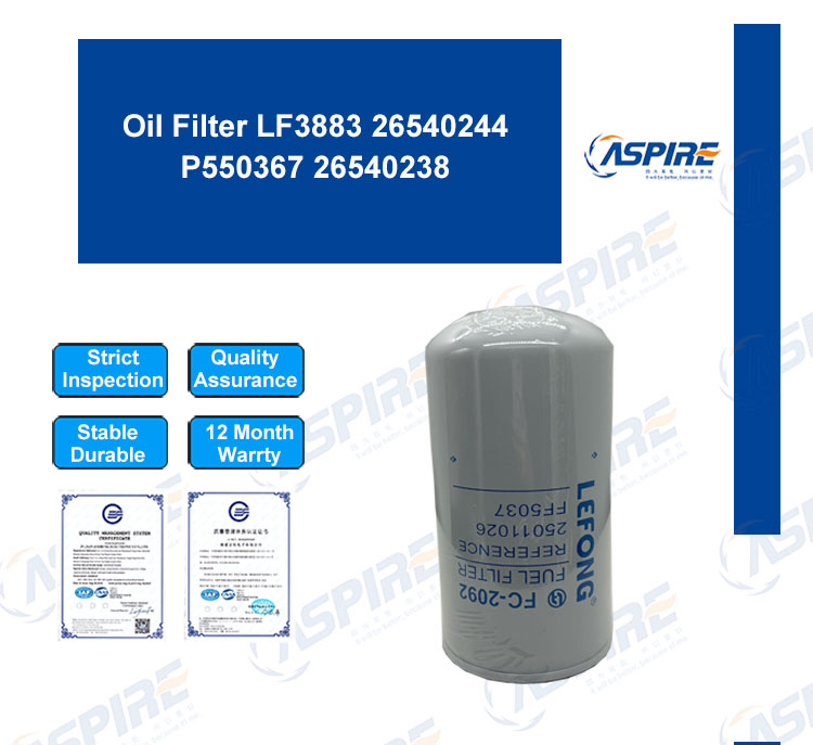 Oil Filter LF3883 | Fujian Permanent Electron Co.,Ltd