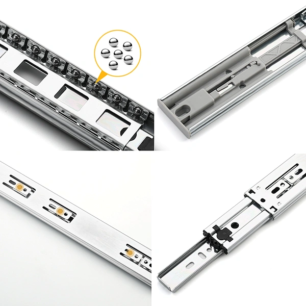 Filta Customized 45mm 3 folds push to open drawer slides - push to open ...