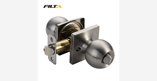Filta Brushed Metal Stainless Steel Door Spherical Lock - metal door ...