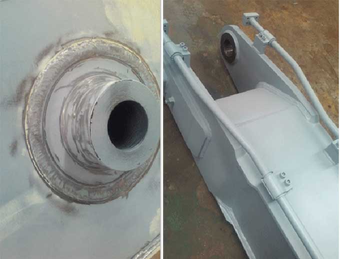 excavator Volvo EC210/EC240 long reach boom arm XIAMEN DOOZER ...