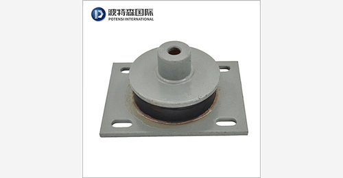 Elevator damping pad shock absorber