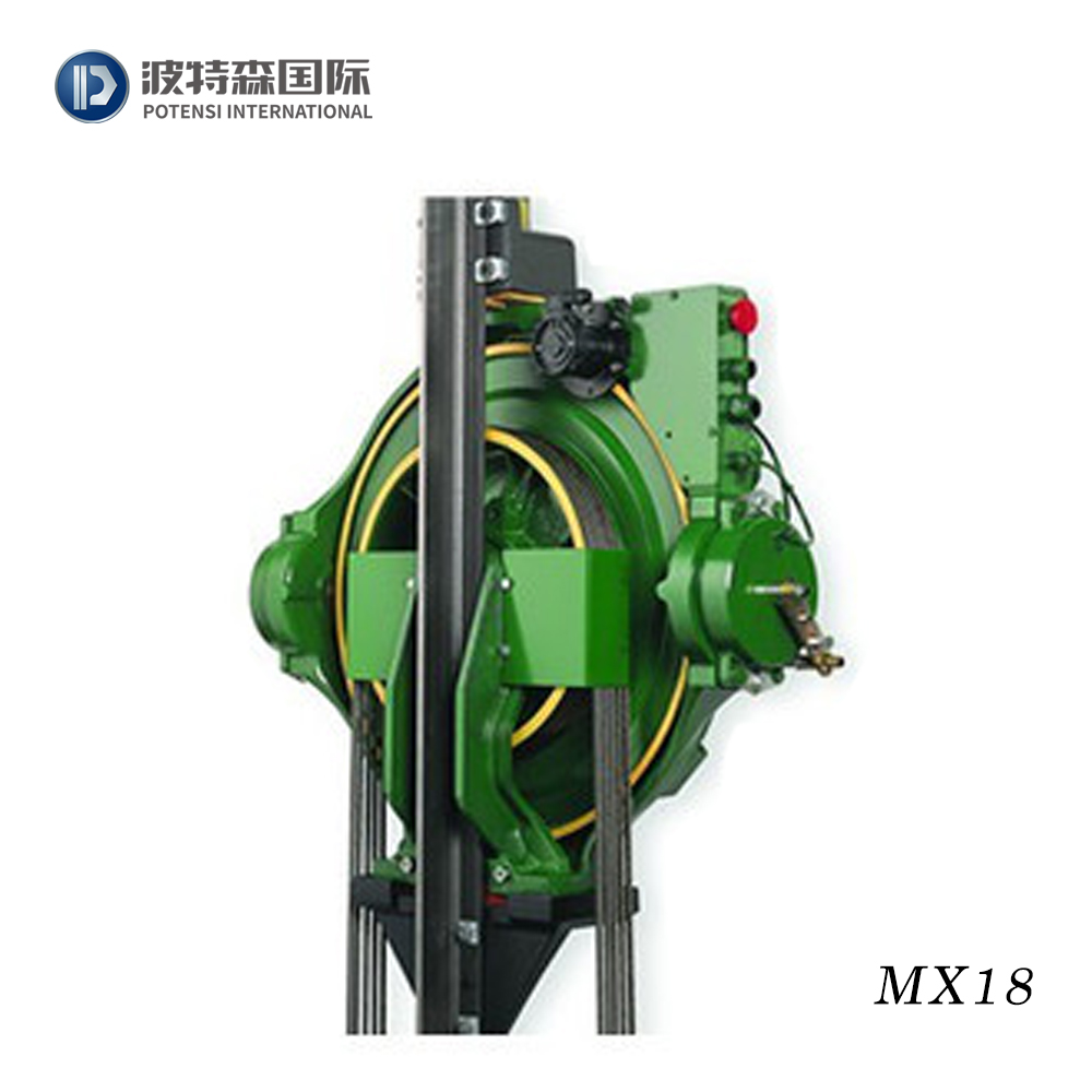 Kone Elevator Gearless Traction Motor Machine MX18 | Potensi Elevator