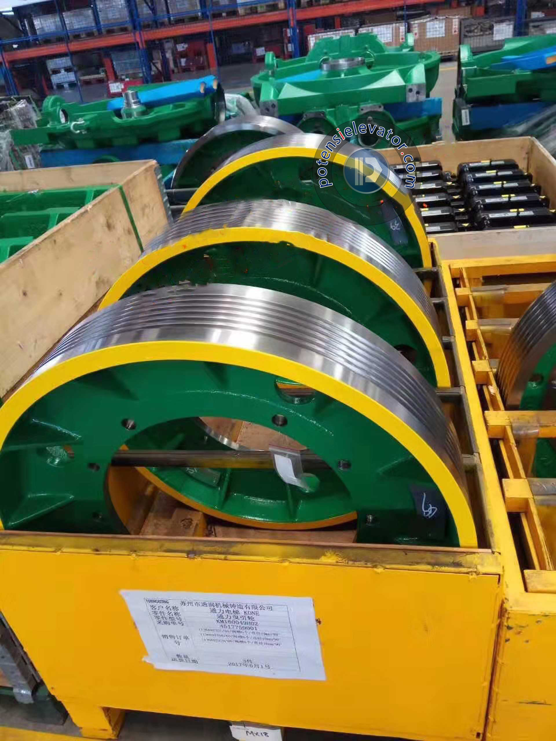 Kone Elevator Traction Sheave Wheel丨Potensi Elevator
