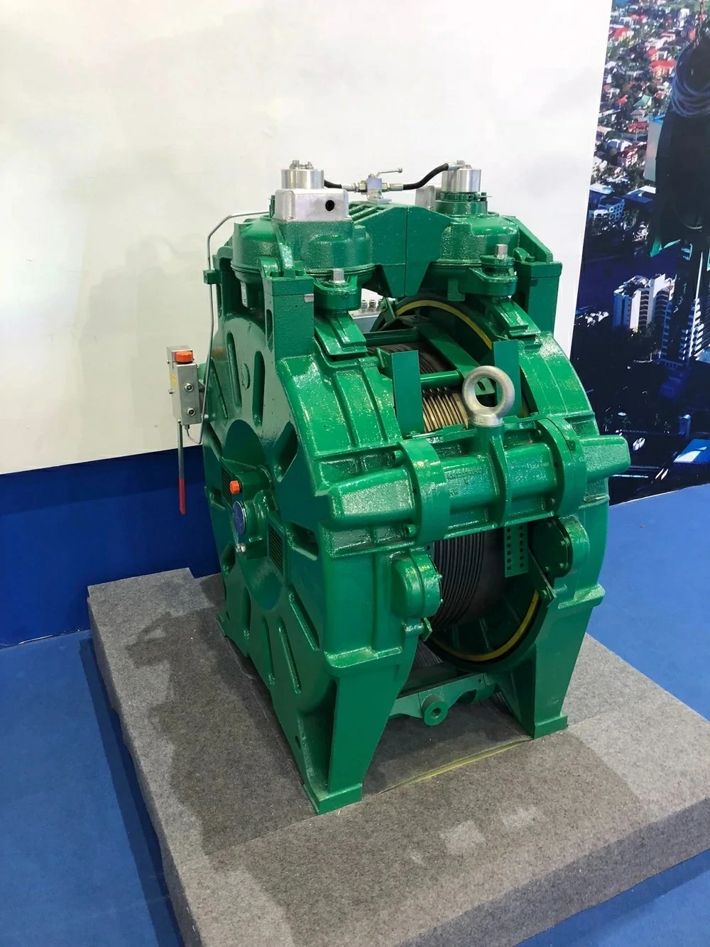 Kone Elevator Gearless Traction Motor Machine MX32 | Potensi Elevator