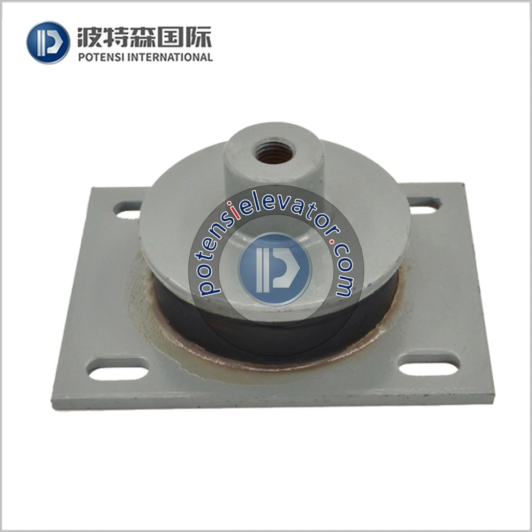 Elevator damping pad shock absorber