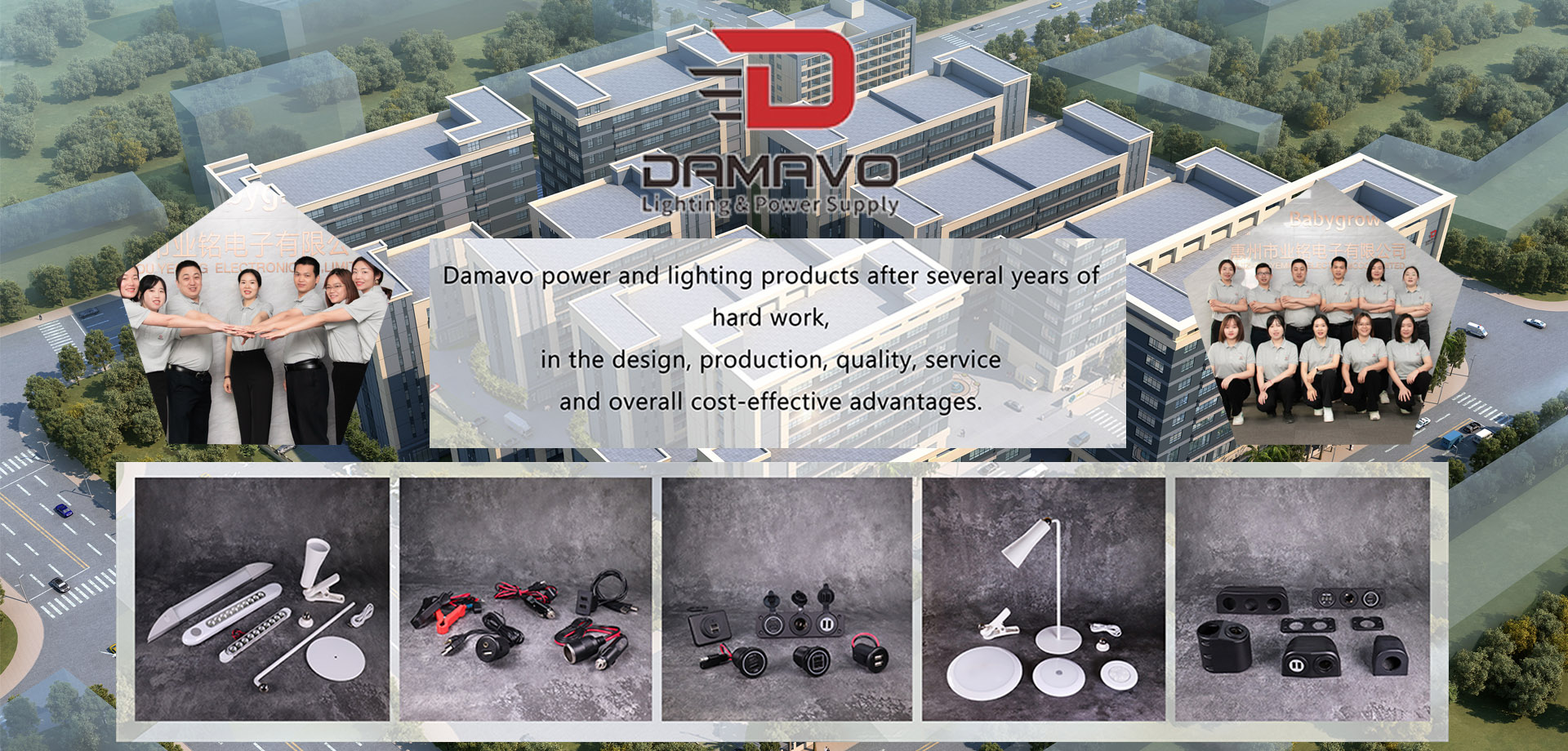 DAMAVO 12V rgbw LED strip red RV string lights outdoor factory