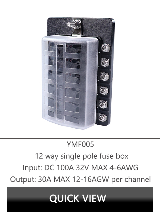 DC fuse block Fuse box board Power outlet fuse Manufacturer | DAMAVO