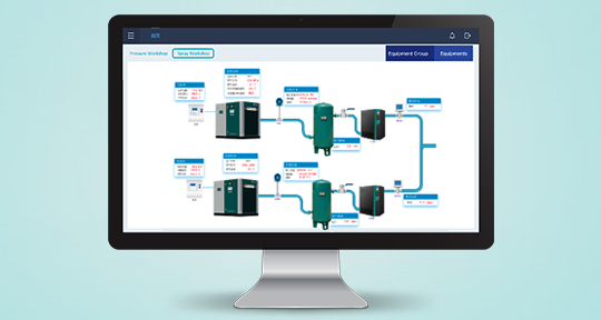 EGV+ Two-stage Compression PM VSD Air Compressor - ERG Compressors