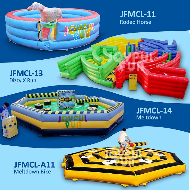 Customize inflatable wipe out game inflatable melt down game for ...