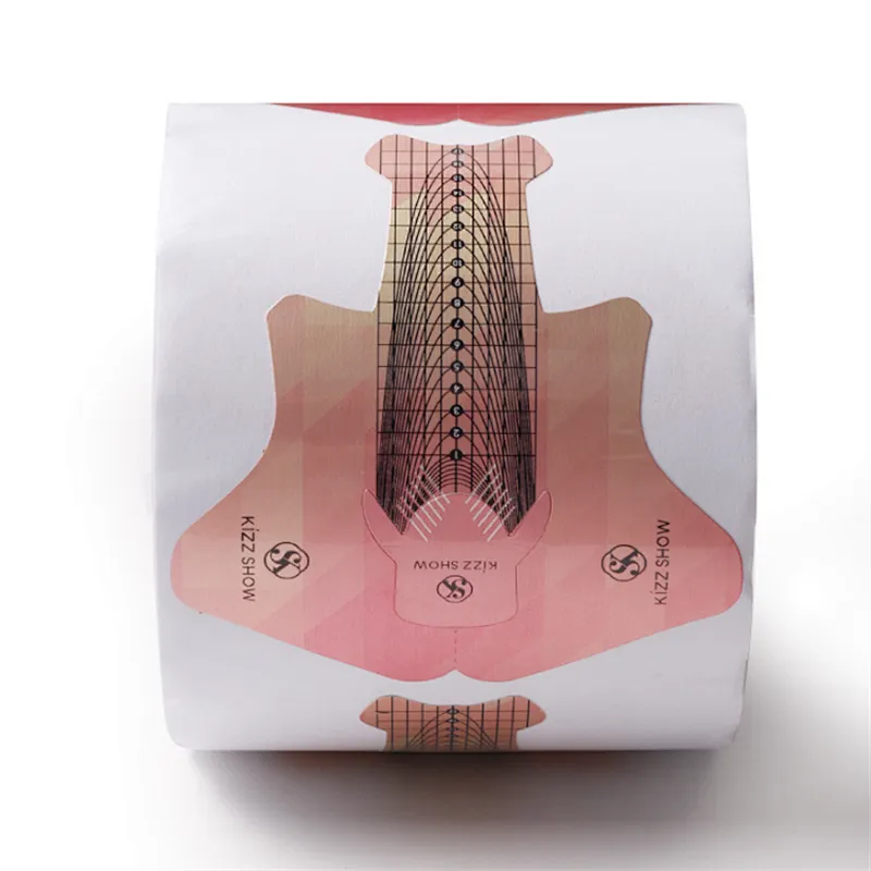 Aluminium Double Use Strong Acrylic Holographic Extension Nail Form