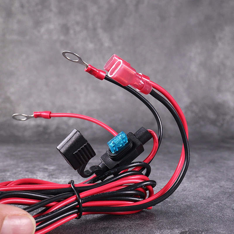 12V DC cable power with fuse Manufacturer | DAMAVO