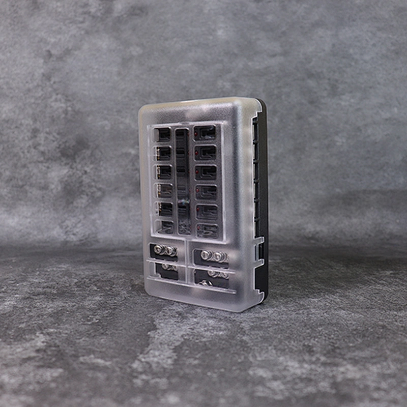 12 way fuse block 12V DC fuse box screw cap fuse holder Manufacturer ...