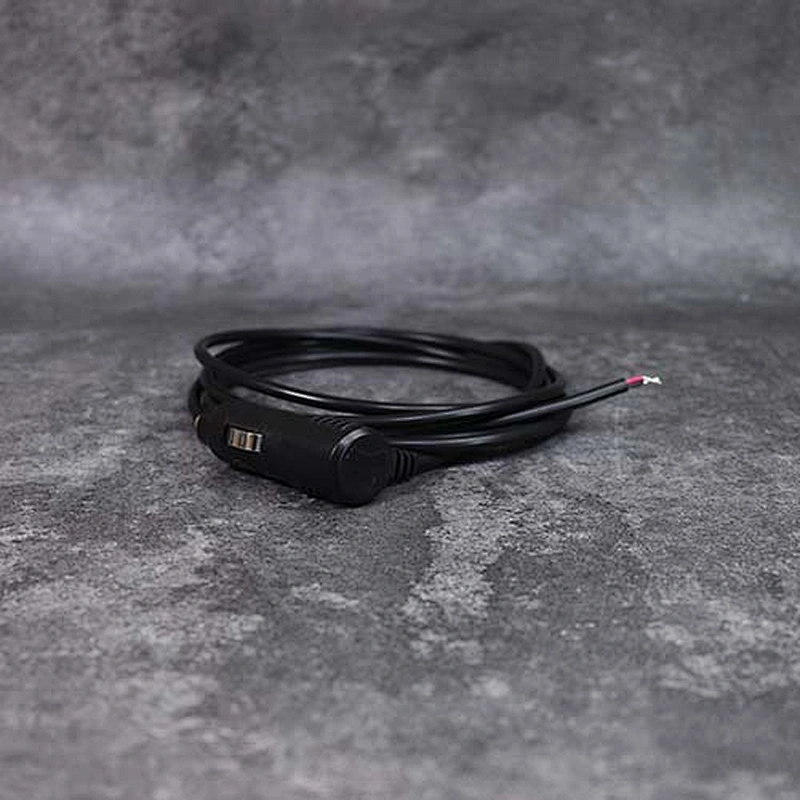 Right angle cigarette lighter plug 12V male car charger plug ...