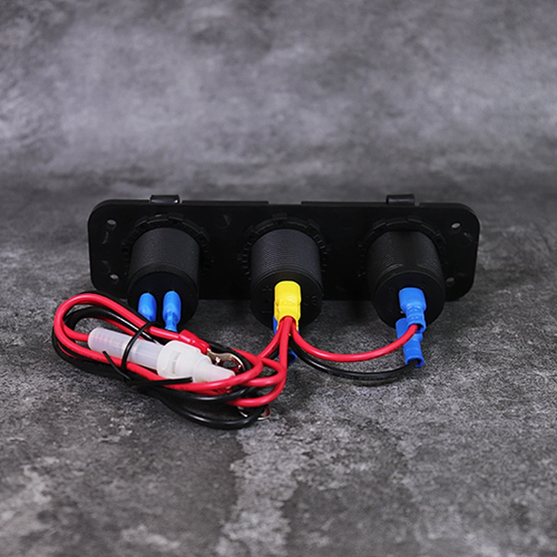 12V DC outlet USB plug for car power supply cigarette lighter socket ...