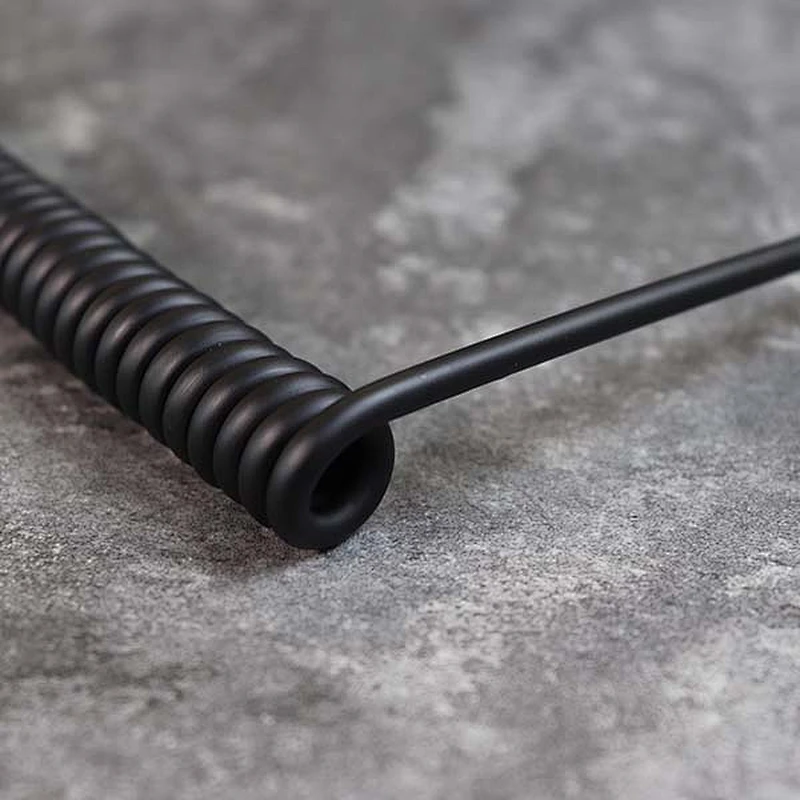 Custom coiled cable curly cable spiral electrical wire Manufacturer ...