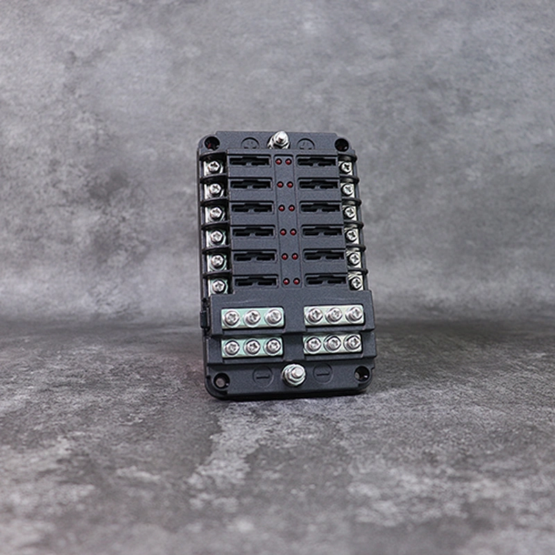 12 way fuse block 12V DC fuse box screw cap fuse holder Manufacturer ...