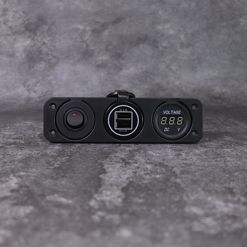 USB power outlet automotive 12V USB flush mount receptacle Manufacturer ...