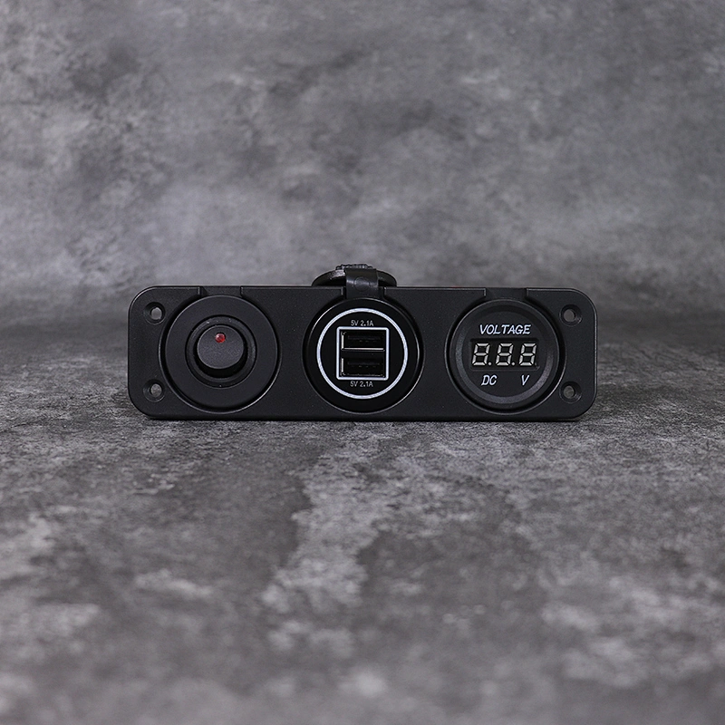 USB power outlet automotive 12V USB flush mount receptacle Manufacturer ...