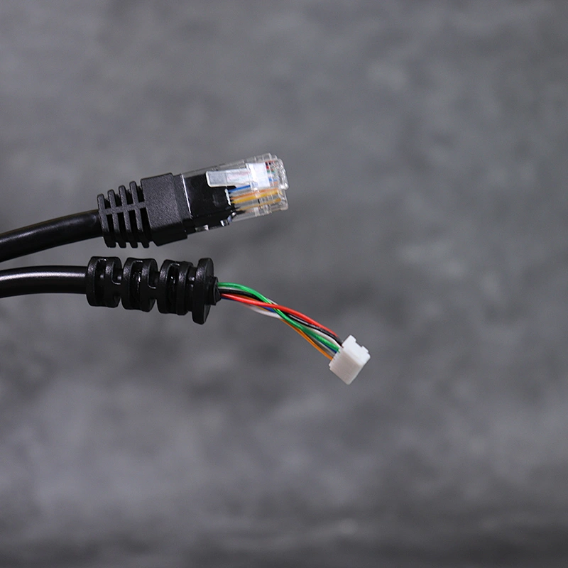 Coiled ethernet cable RG45 Cable spiral Manufacturer | DAMAVO