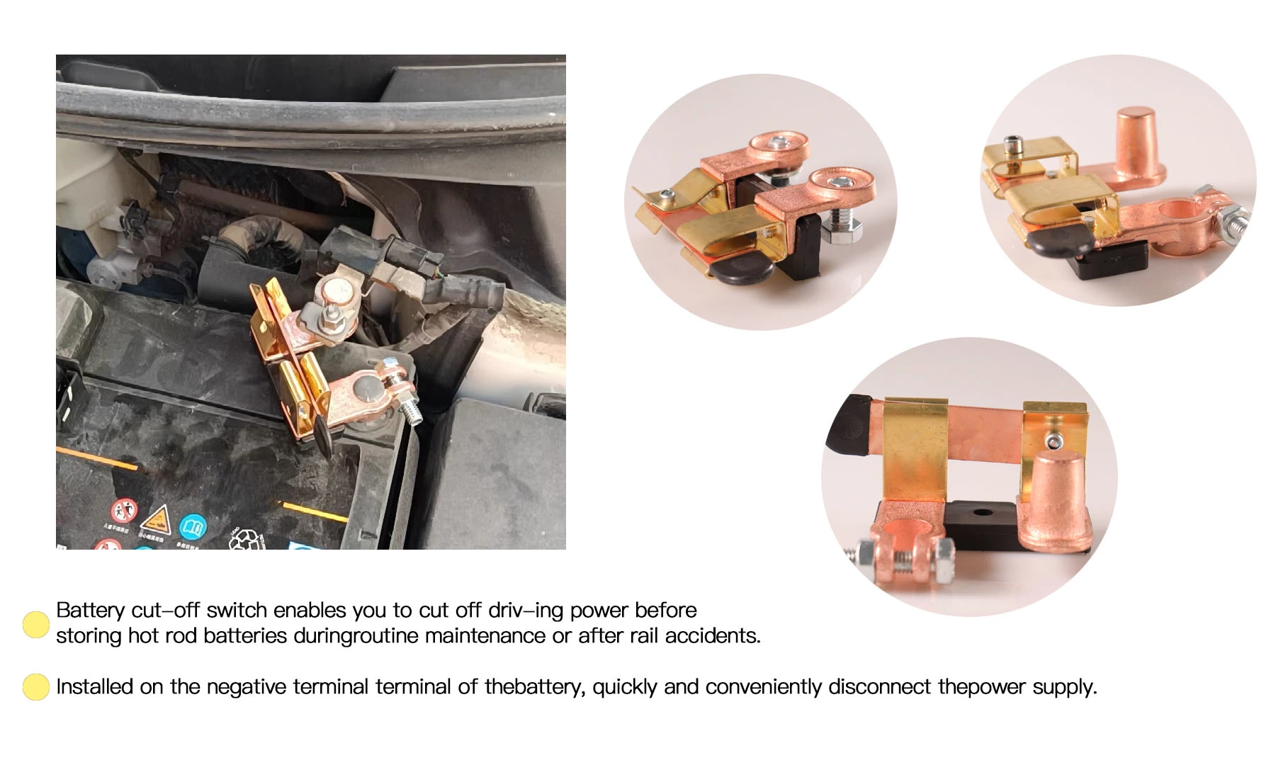 Battery Cutoff Switchbattery Disconect Switchautomotive Battery Cutoff