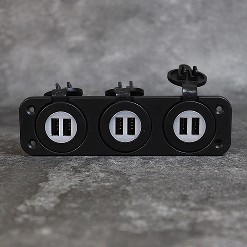 12V USB hub for RV dual port car charger adapter Manufacturer | DAMAVO